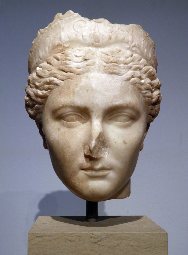 Portrait of Empress Sabina (wife of Hadrian), ca. 130 AD, Altes Museum ...