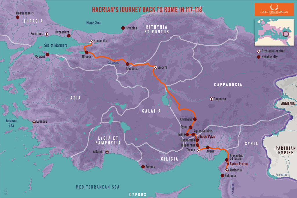Late November AD 117 – Hadrian arrives in Nicaea (#Hadrian1900 ...